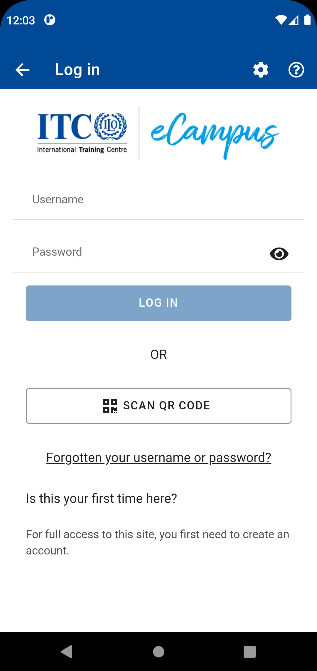 ดาวน์โหลด ITCILO eCampus APK สำหรับ Android