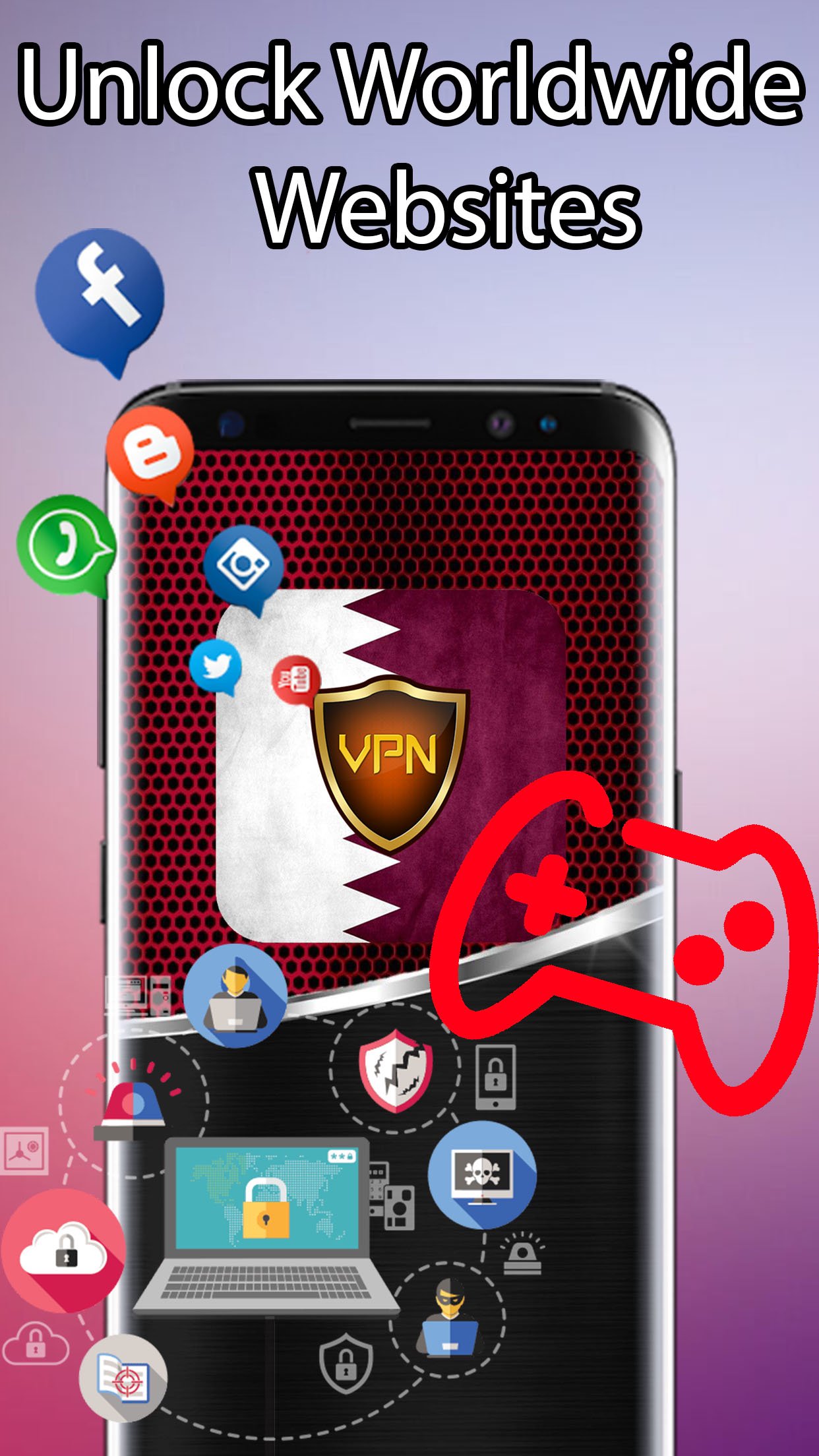 Qatar VPN - Free Proxy Service 🇶🇦 🇶🇦 APK for Android Download