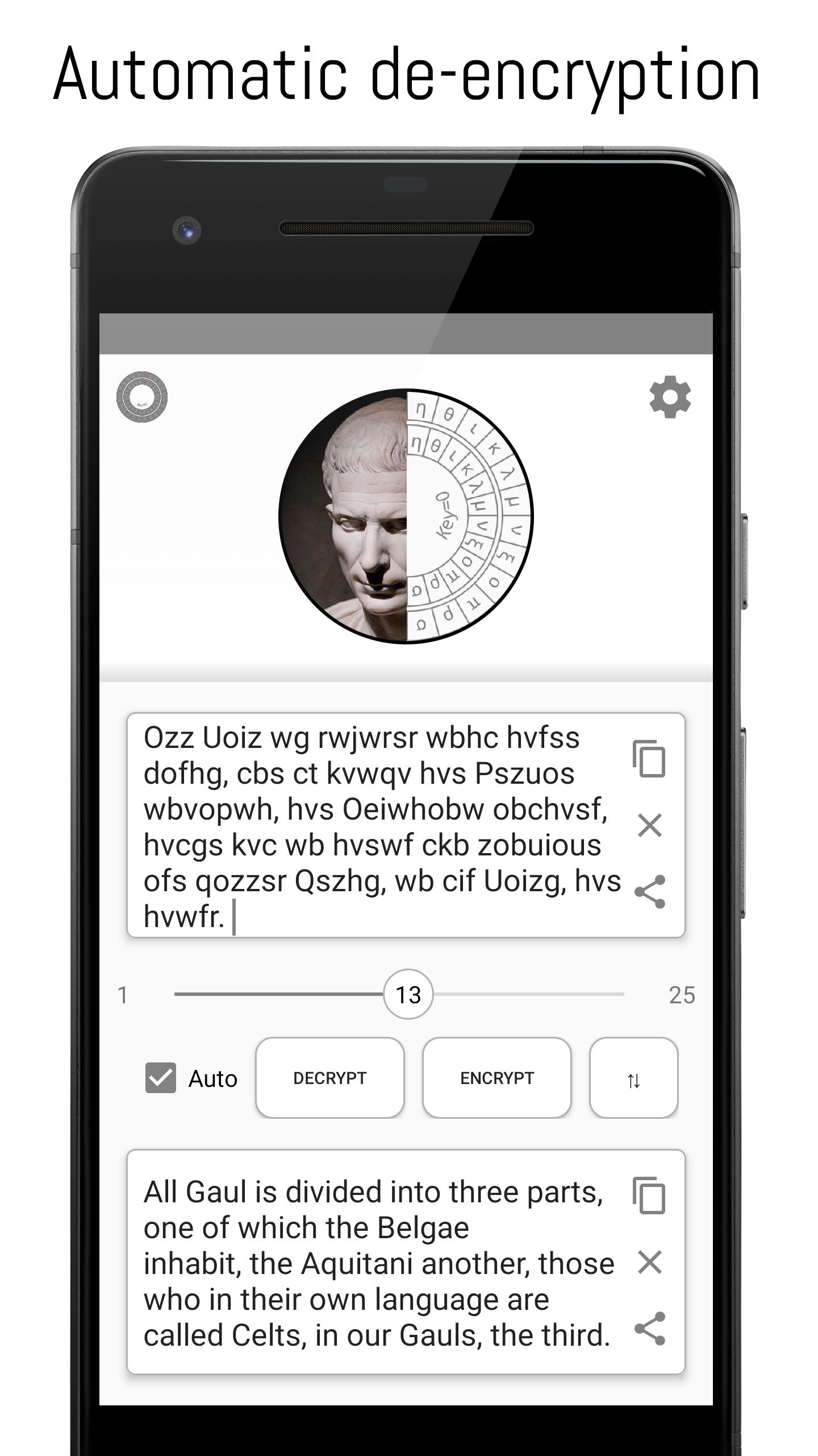 Caesar cipher for Android - APK Download Caesar cipher for Android - APK Download