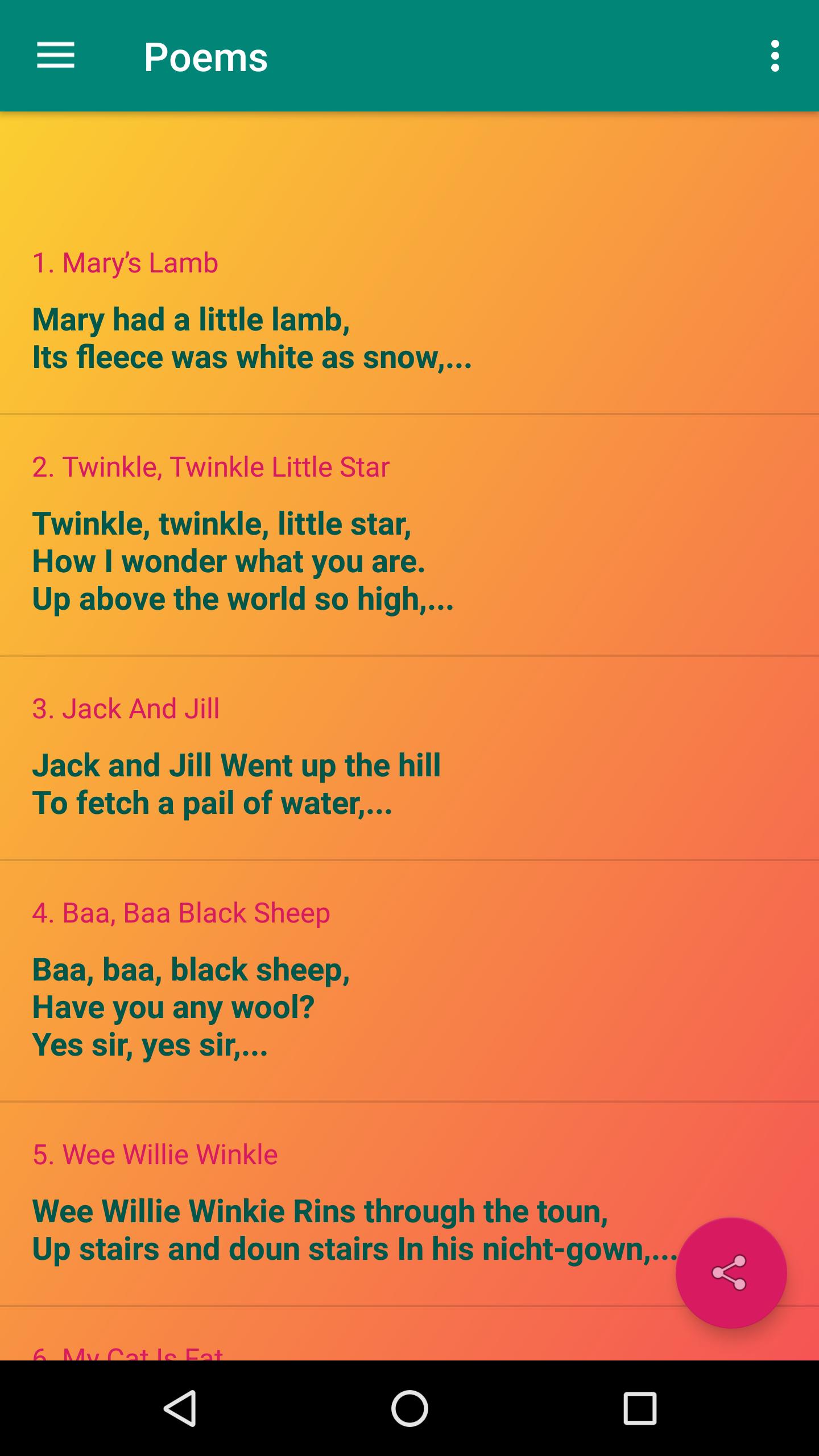 Short Easy Poems For Kids APK Per Android Download short-easy-poems-for-kids-apk-per-android-download