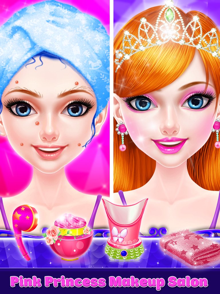 Скачать Pink Princess Makeup APK для Android
