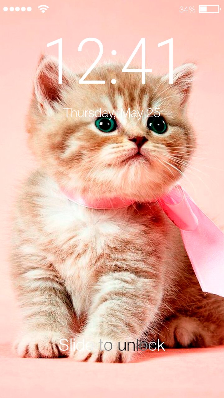 Download do APK de Little Kitten Cute Kawaii Theme Screen Lock para Android