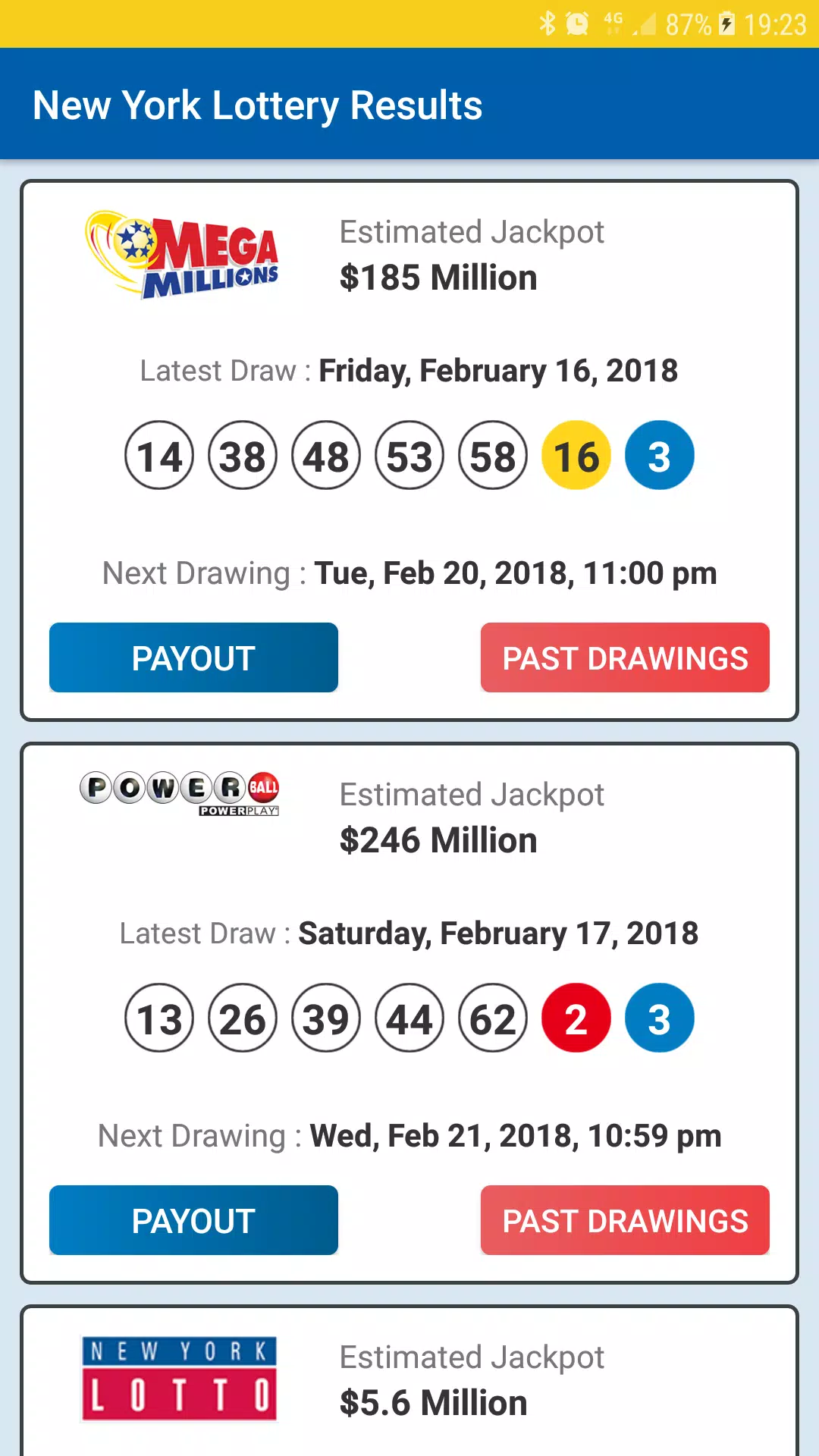 Ny Lottery Results Official