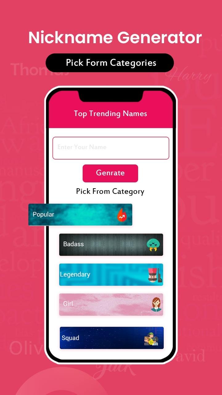 Nickname Generator Name Finder APK للاندرويد تنزيل Nickname Generator Name Finder APK للاندرويد تنزيل