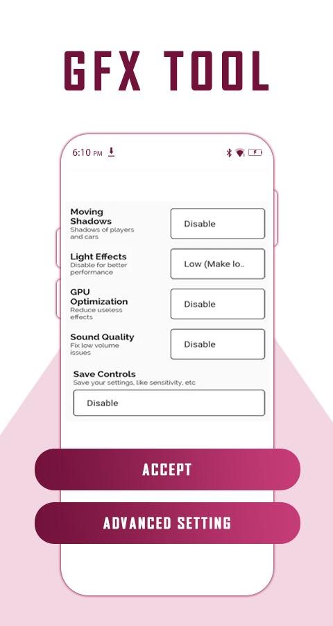 GFX tool - Game Launcher & Optimizer APK do pobrania na Androida