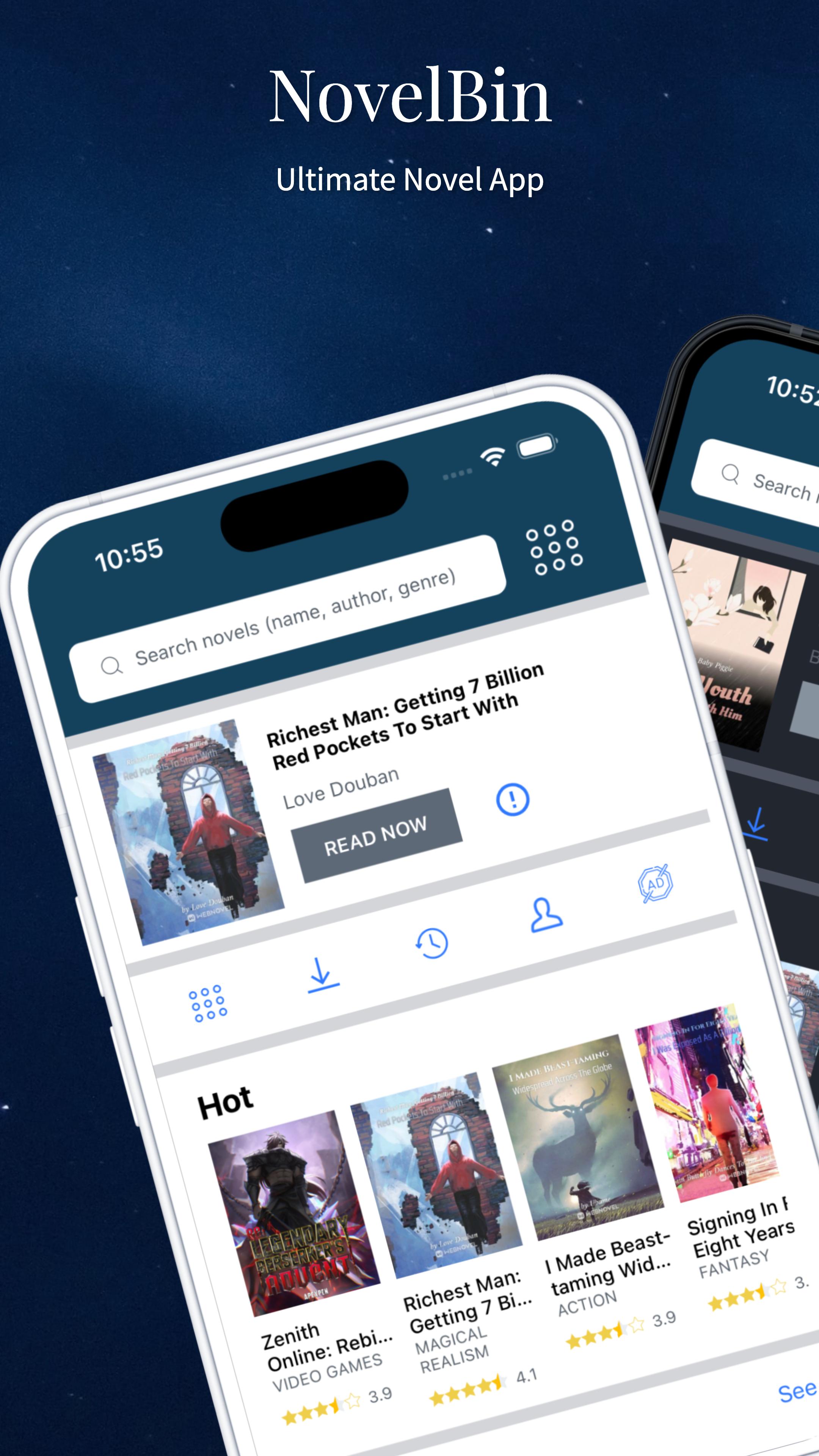 Novelbin Android के लिए Apk डाउनलोड करें