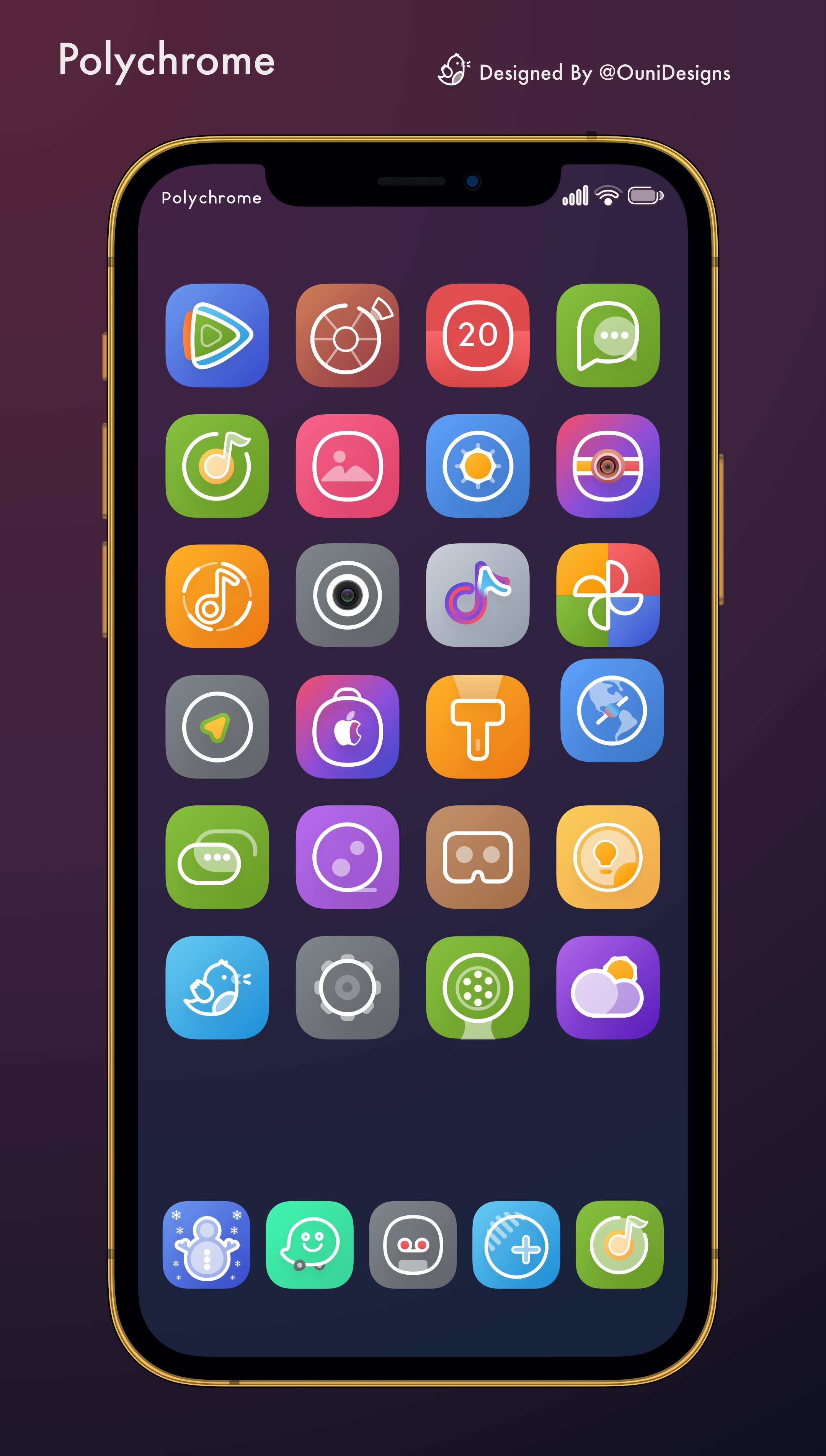 Polychrome Icon Pack Latest Version 2.0.2 for Android