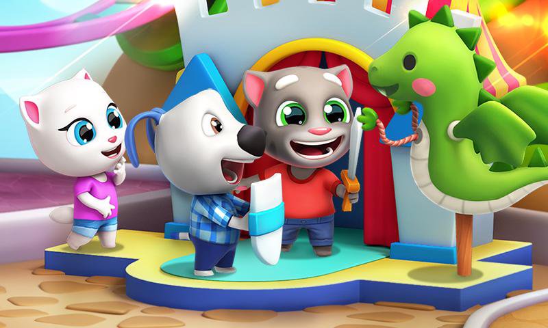 Android İndirme için Talking Tom Fun Fair APK