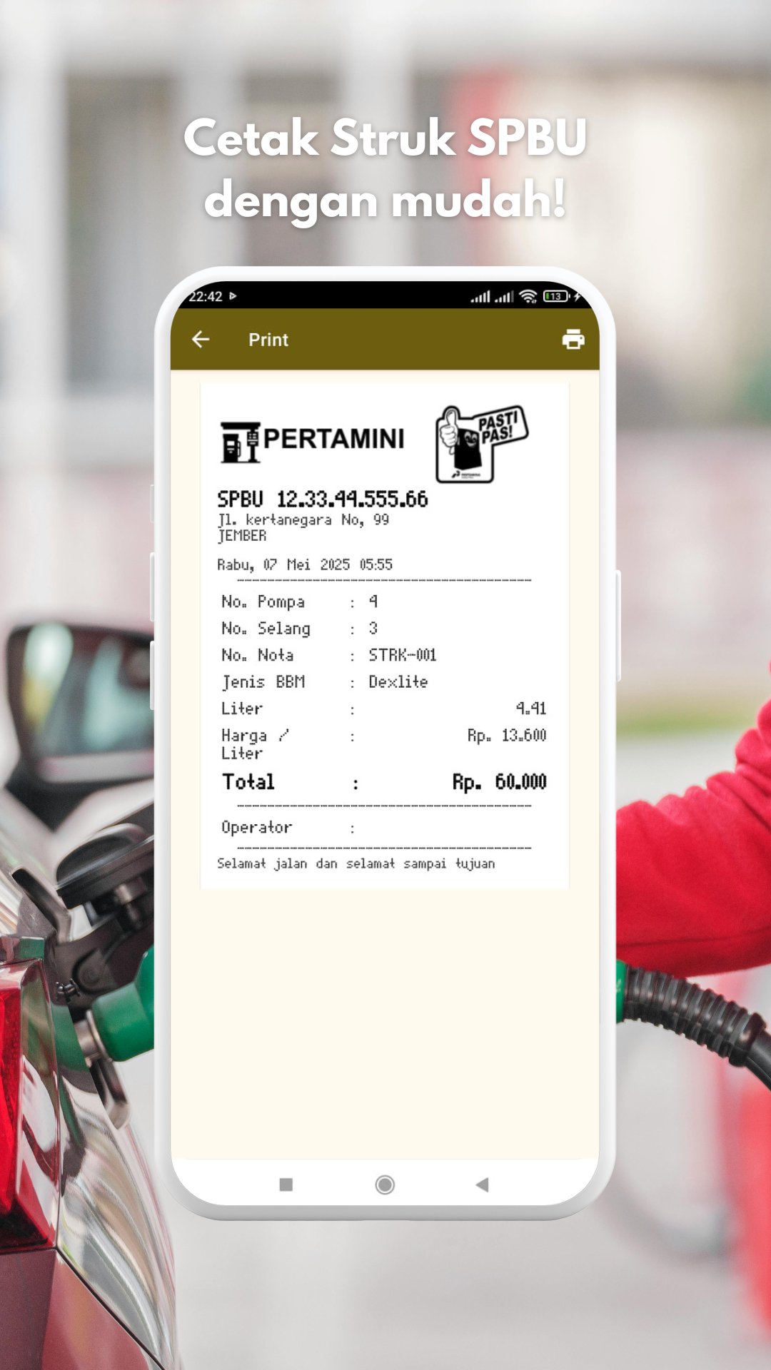 Cetak Struk Pom / SPBU APK for Android Download