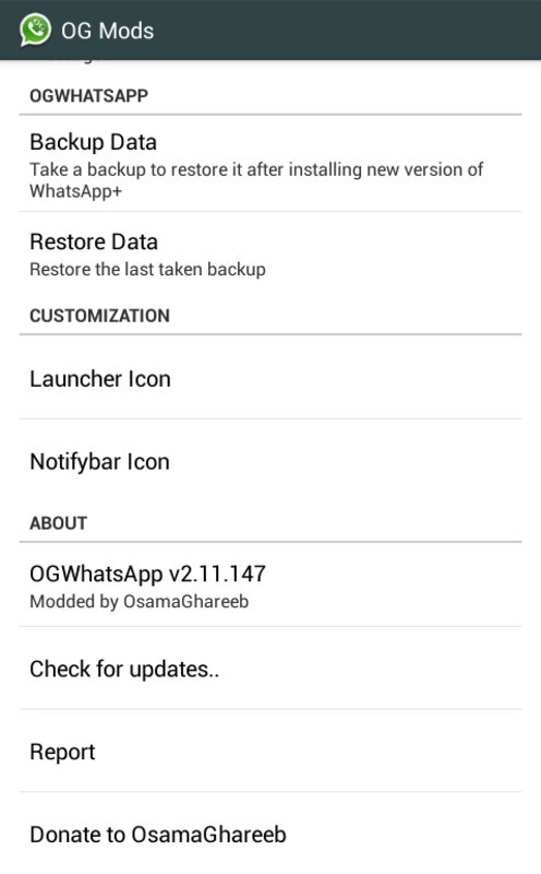 OGWhatsApp APK for Android Download