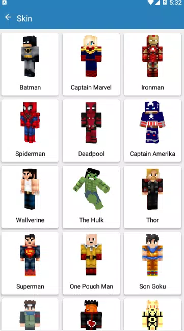 Minecraft Skins Names List