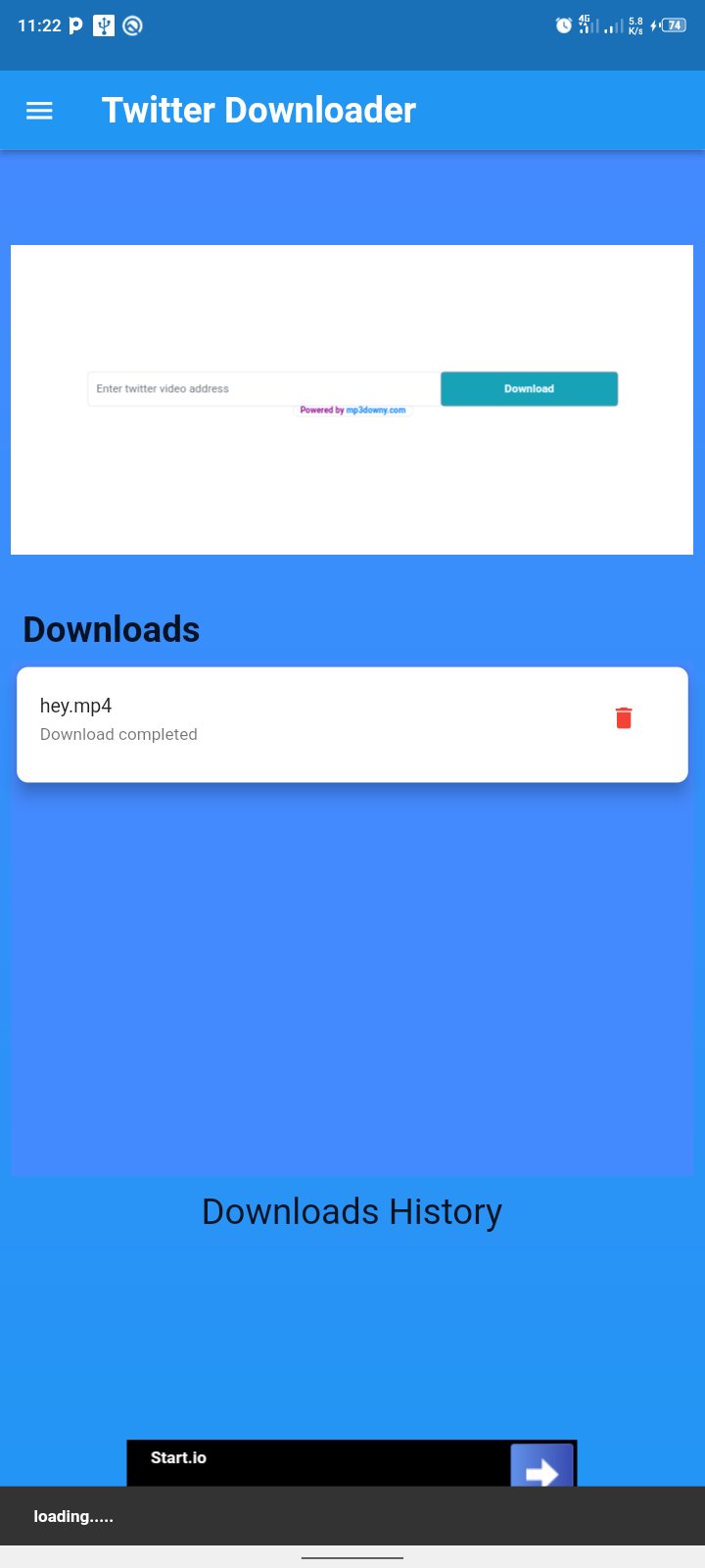 Twitter Video Downloader APK Download for Android - Latest Version