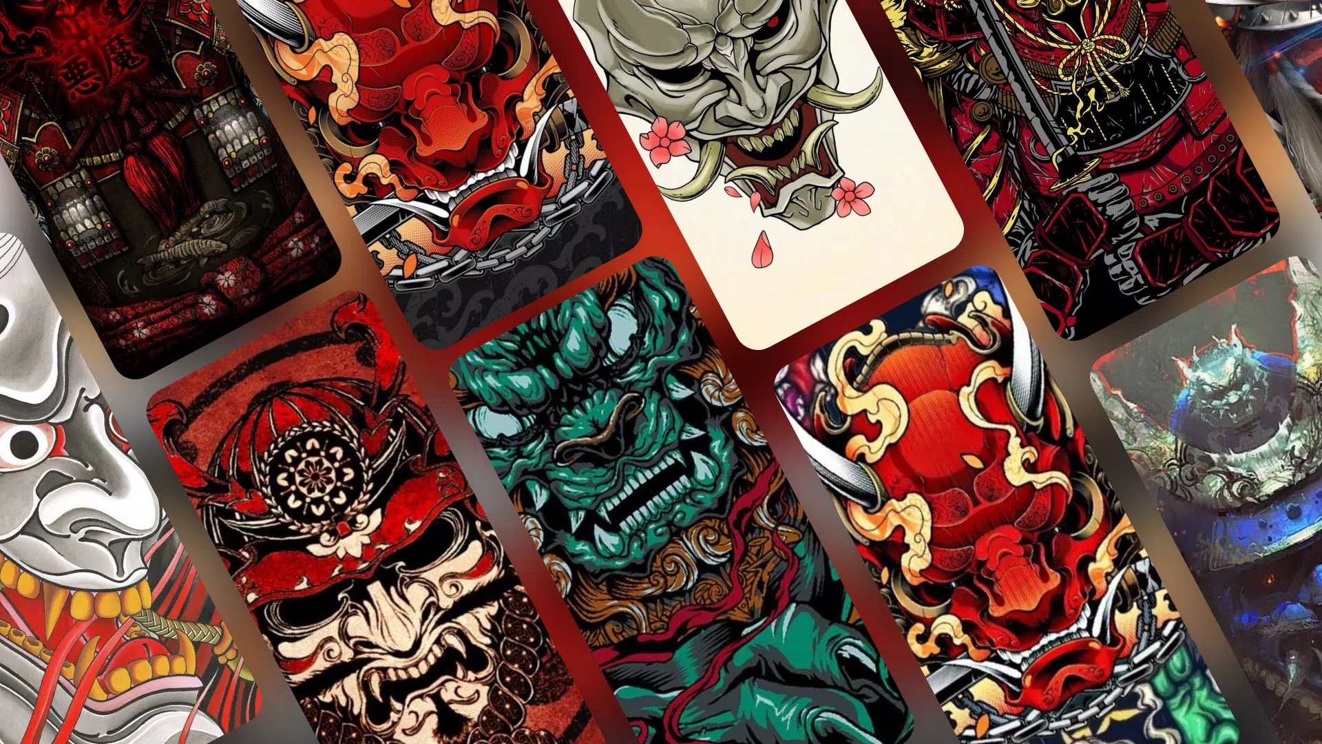 Hannya Mask Wallpaper