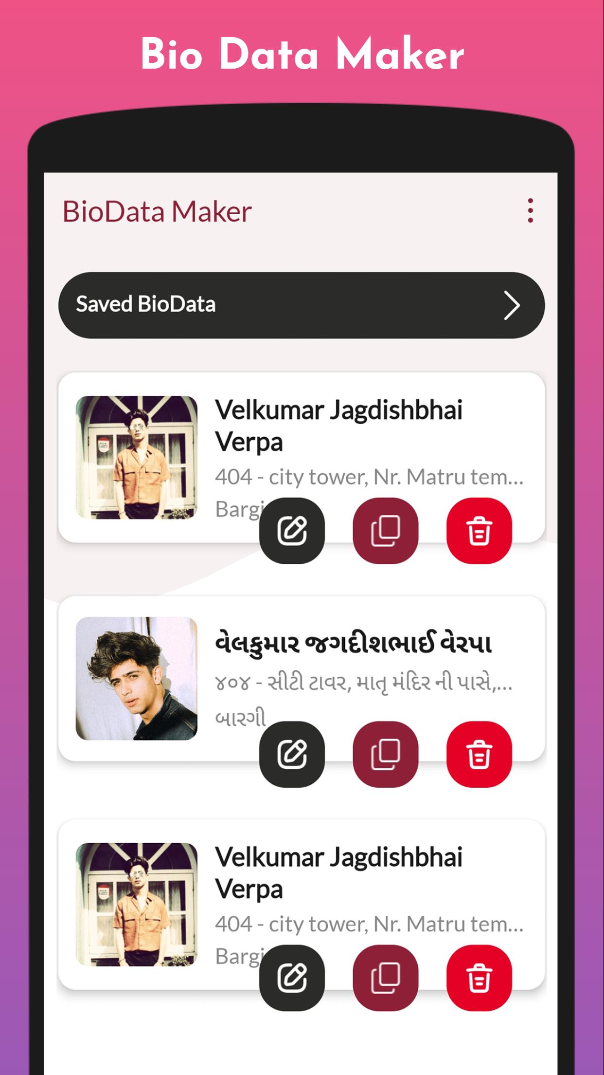 Descarga De Apk De Bio Data Maker Para Android