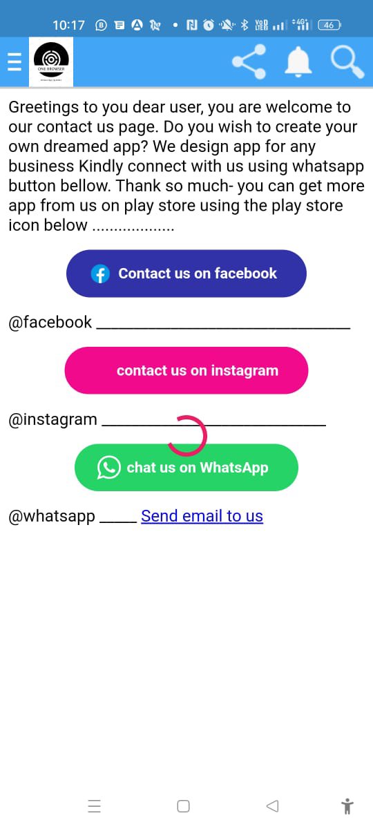 Download One Browser Latest Version 80.5 Android APK File