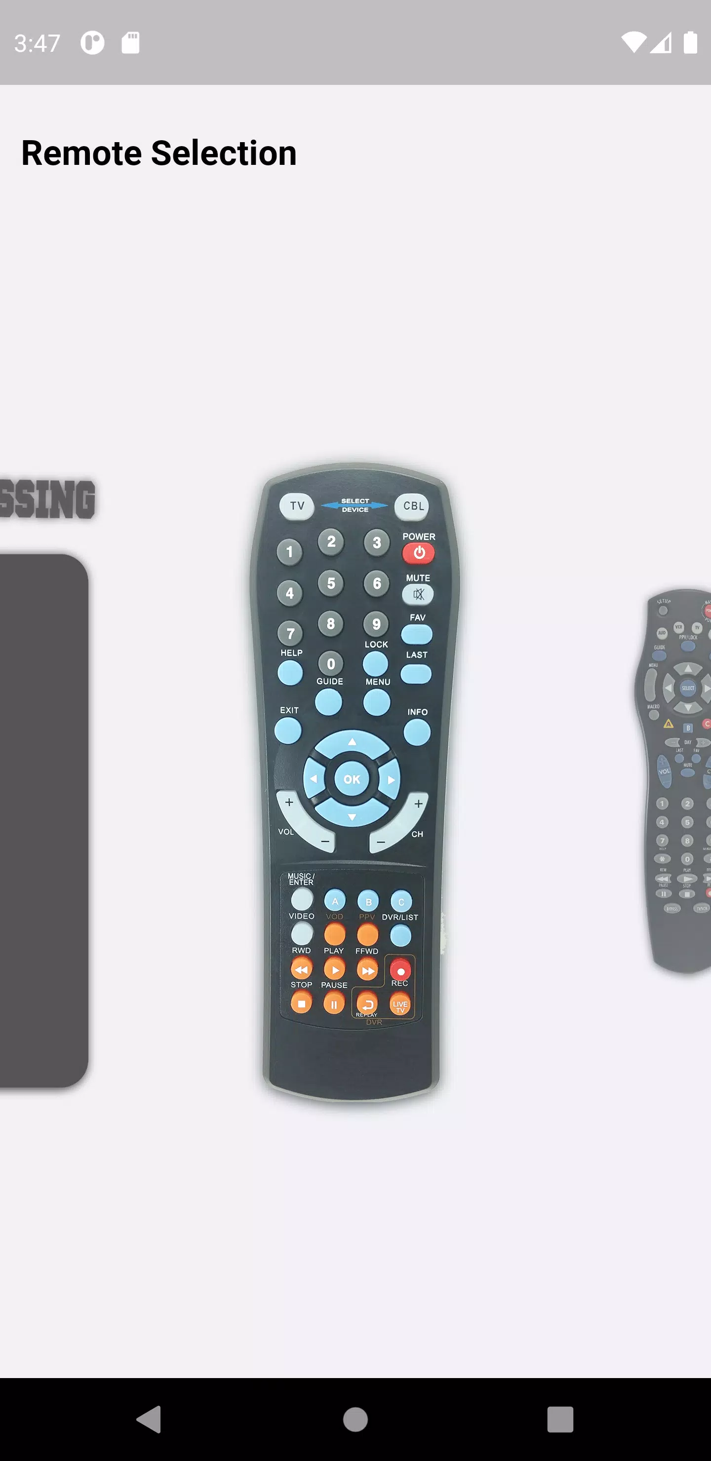 Old Cablevision Remote Old Cablevision Remote