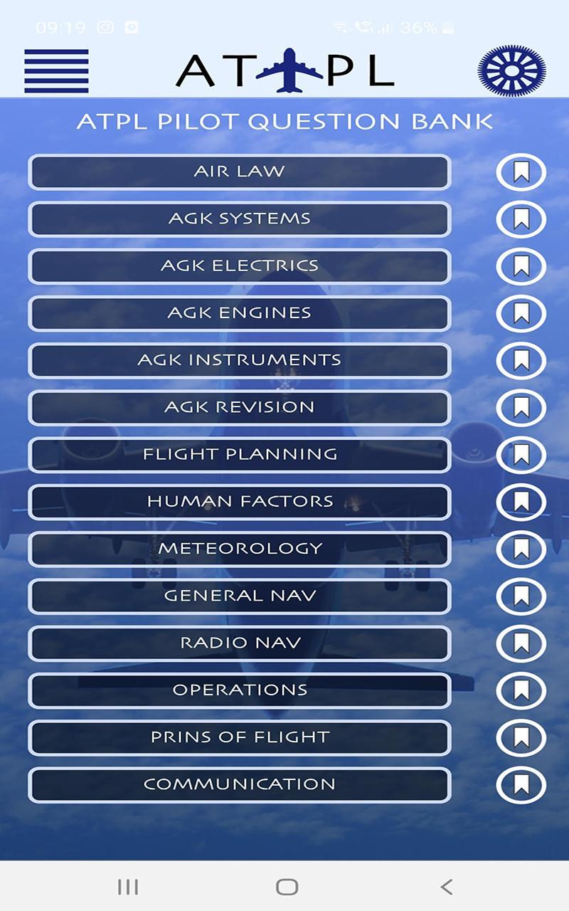 Pilot ATPL EASA question bank Latest Version 1.0 for Android