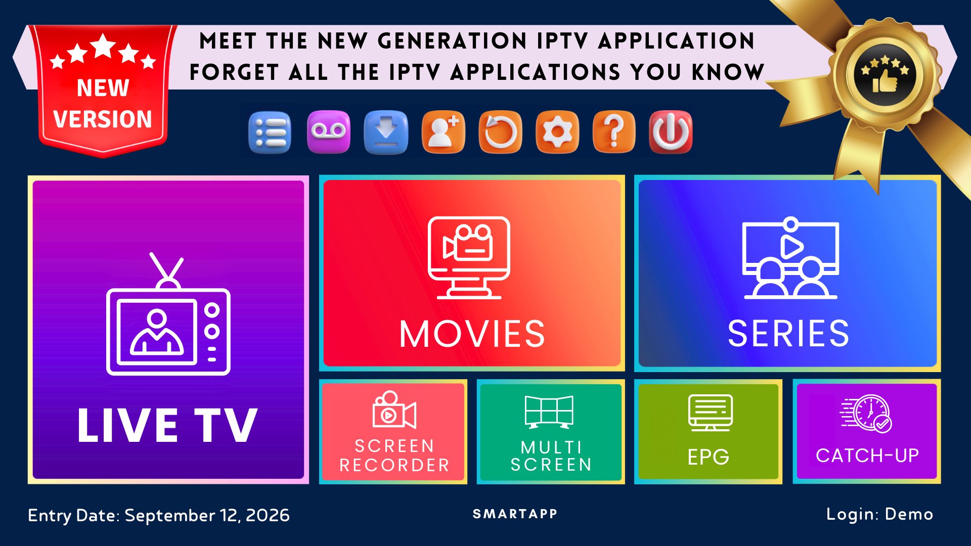 IPTV Smart Player: LiveTV 4K Latest Version for Android