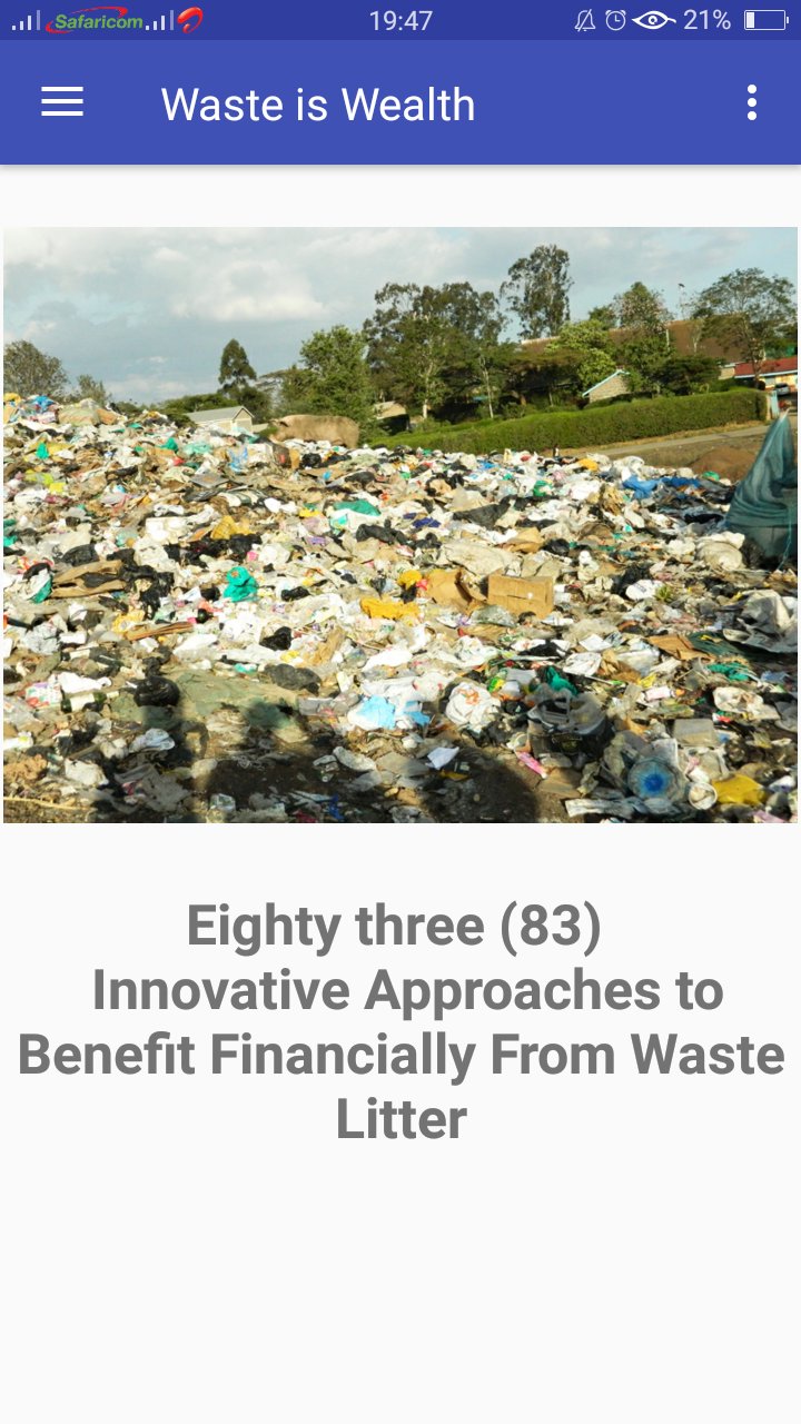 Download do APK de Waste is wealth para Android