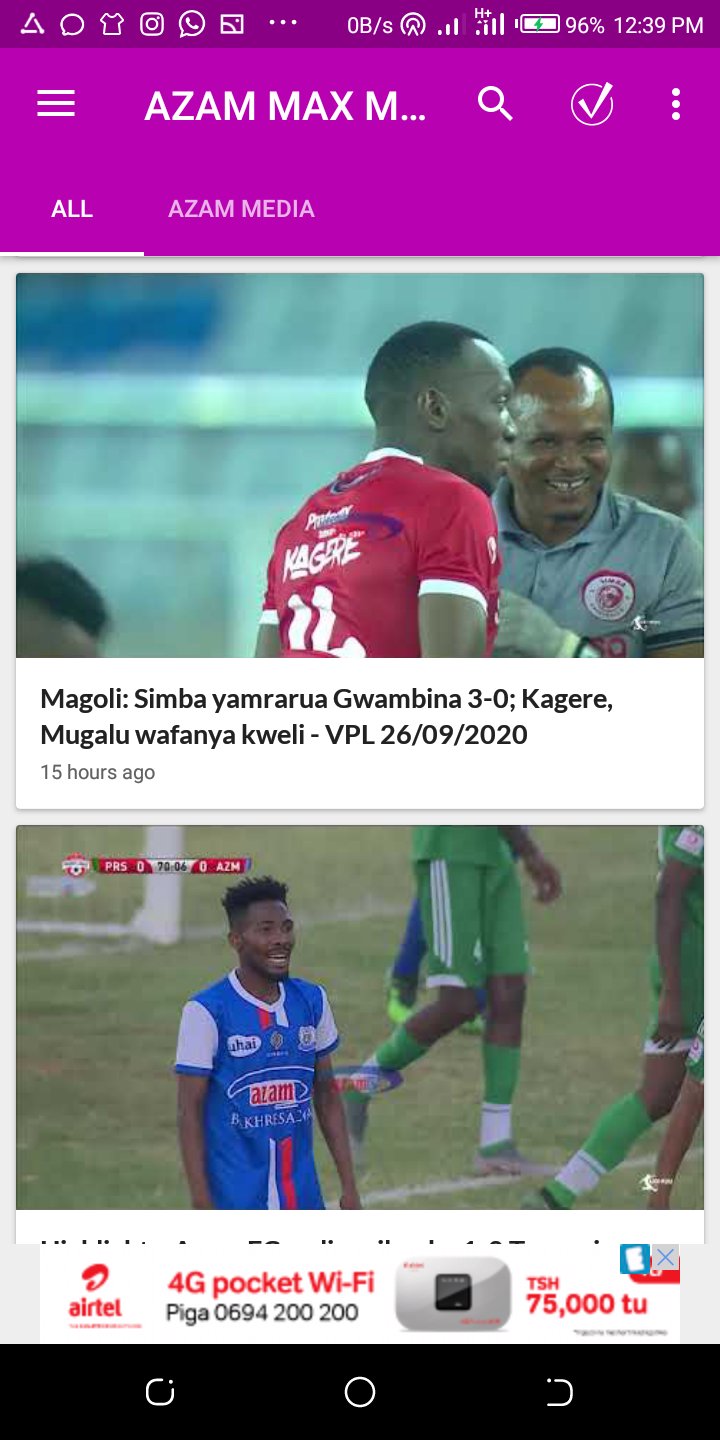 SPORTS 2 LIVE ONA MPIRA HAPA & AZAM TV TANZANIA. APK for Android Download