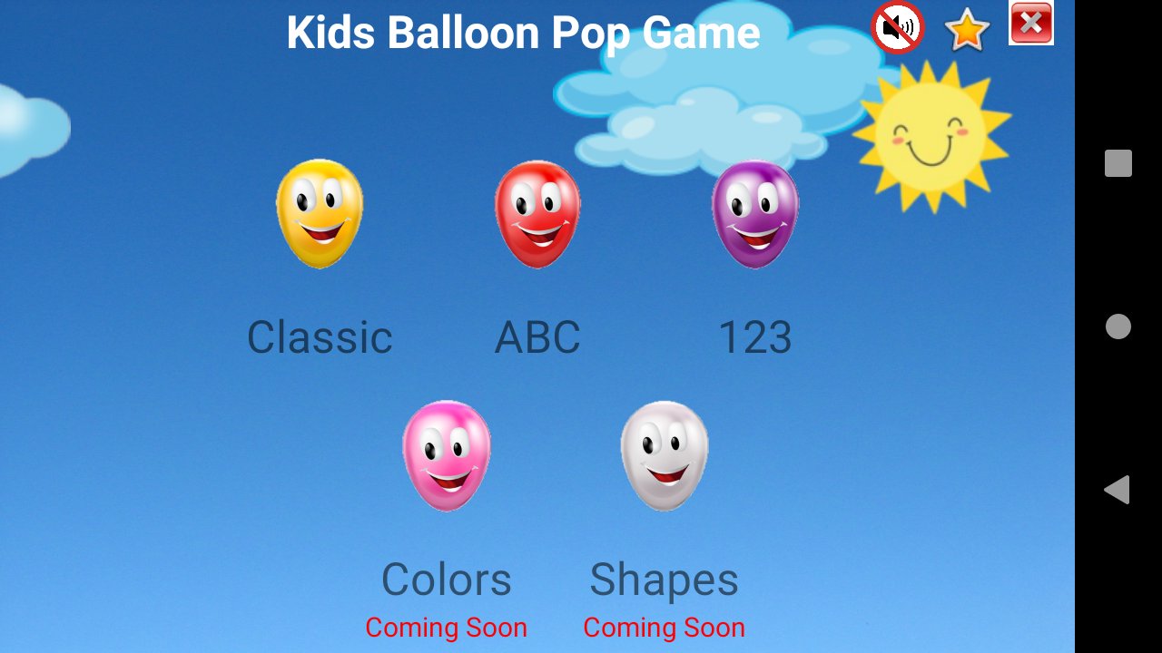 Kids Pop Balloon Learning Game APK for Android Download