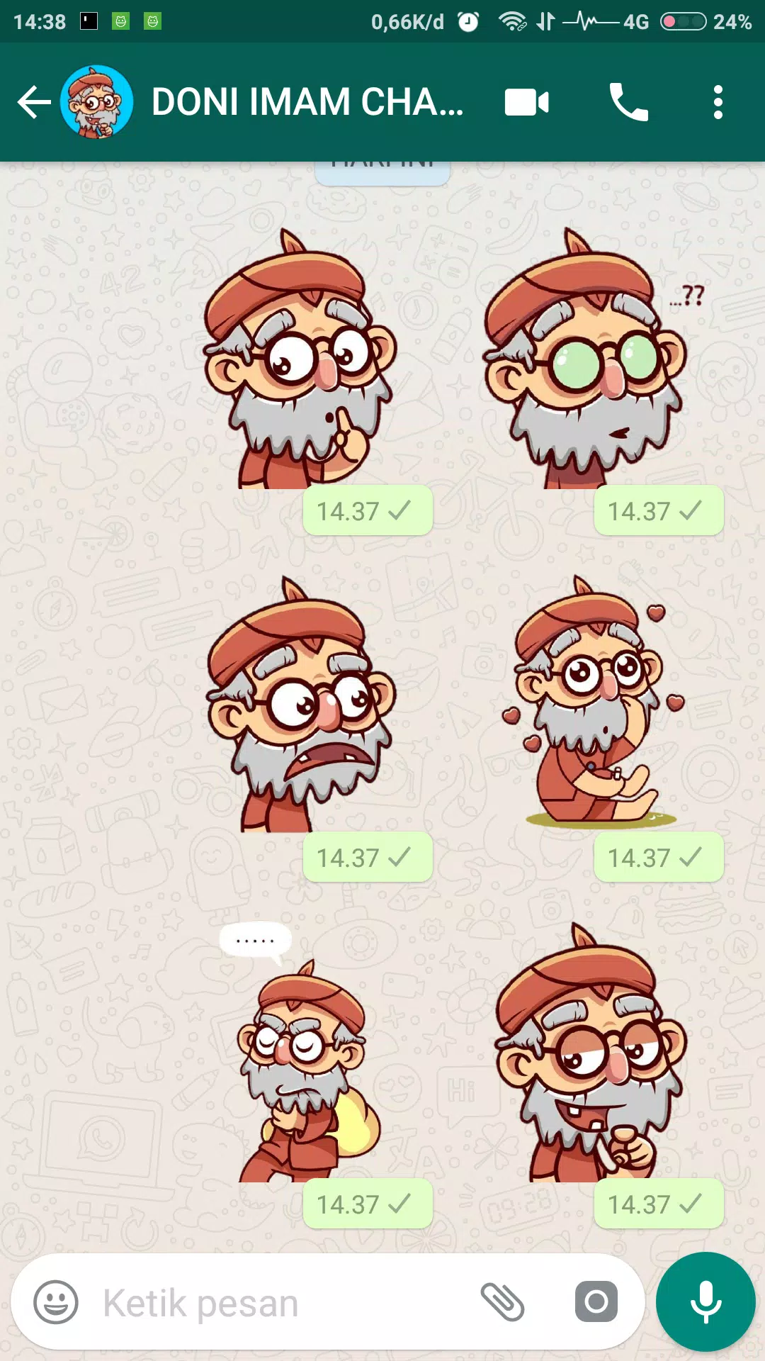 Viber Stickers Zoe