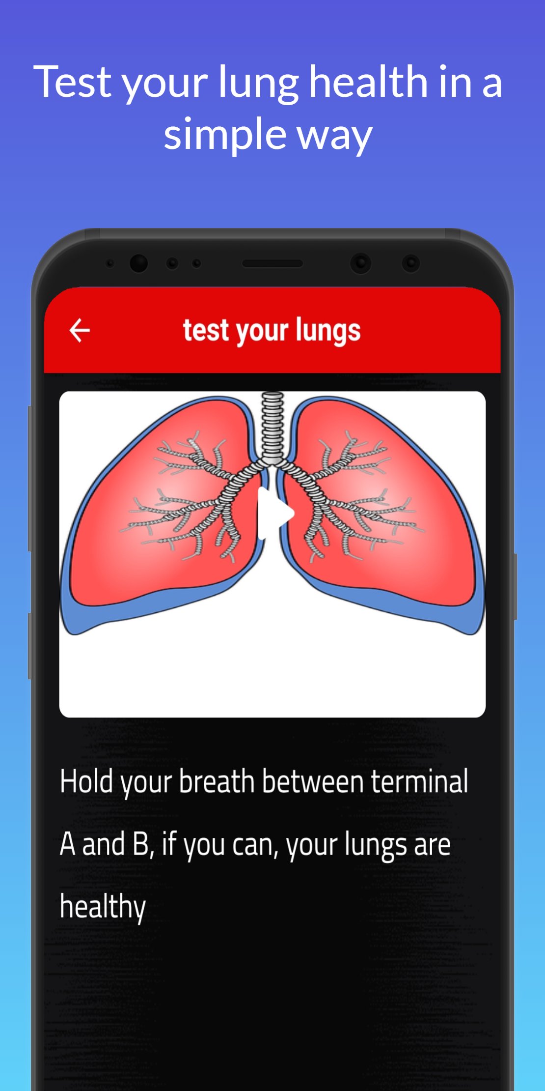 Test your lung health in a simple way APK for Android Download