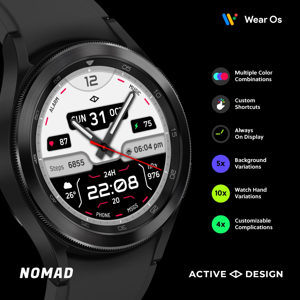 Nomad: Hybrid Watch Face Latest Version 1.0.1 for Android