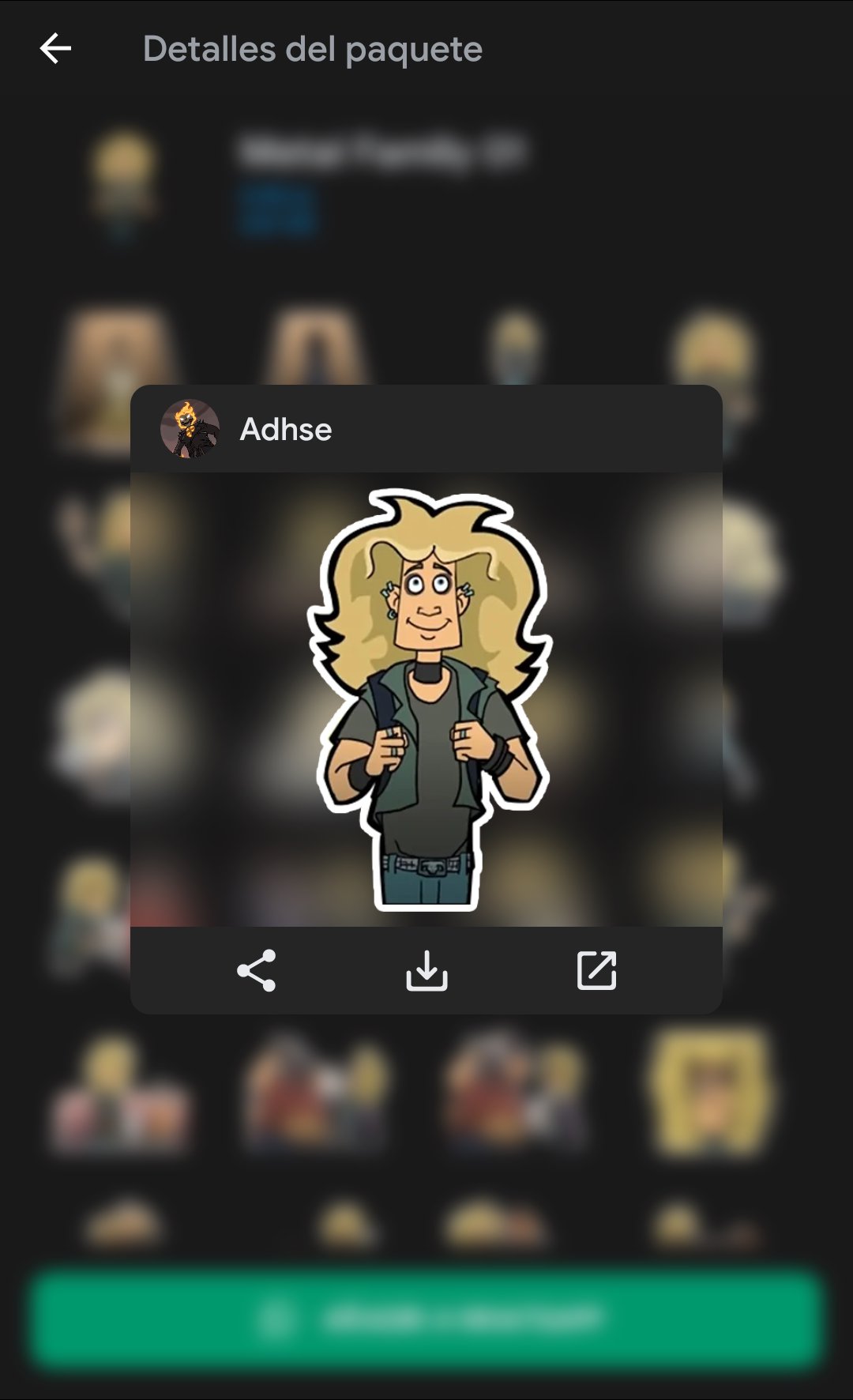 Descargar Metal Family Stickers APK para Android - Última Versión
