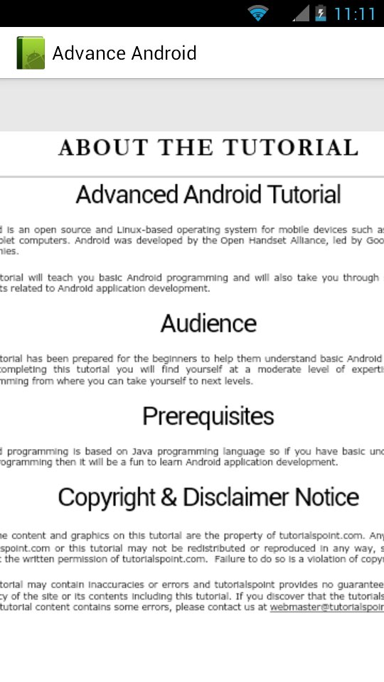 Android Advance Tutorial full APK للاندرويد تنزيل