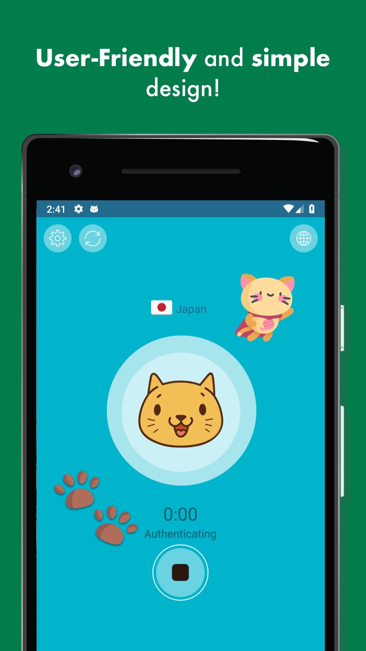 Download Cat VPN - Unlimited Free Proxy Latest Version 1.0 Android APK File