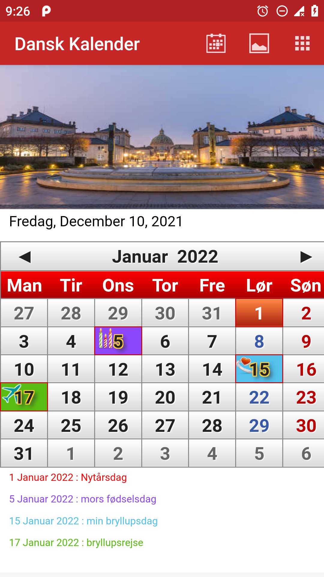 Android İndirme için Dansk Kalender APK