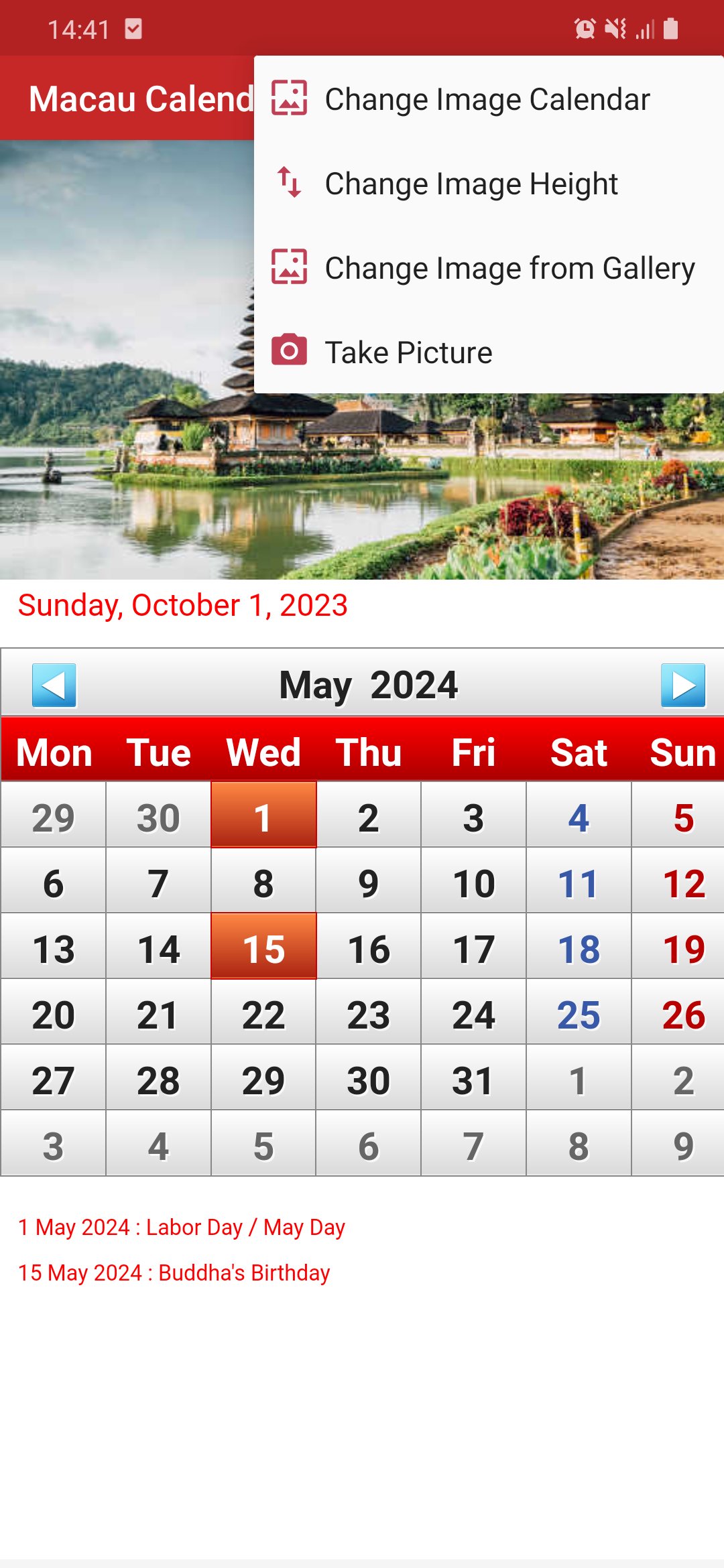 Macau Calendar APK for Android Download