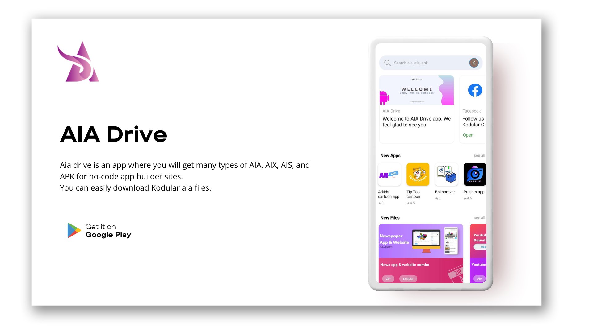 Download do APK de AIA Drive - No code AIA & apps para Android