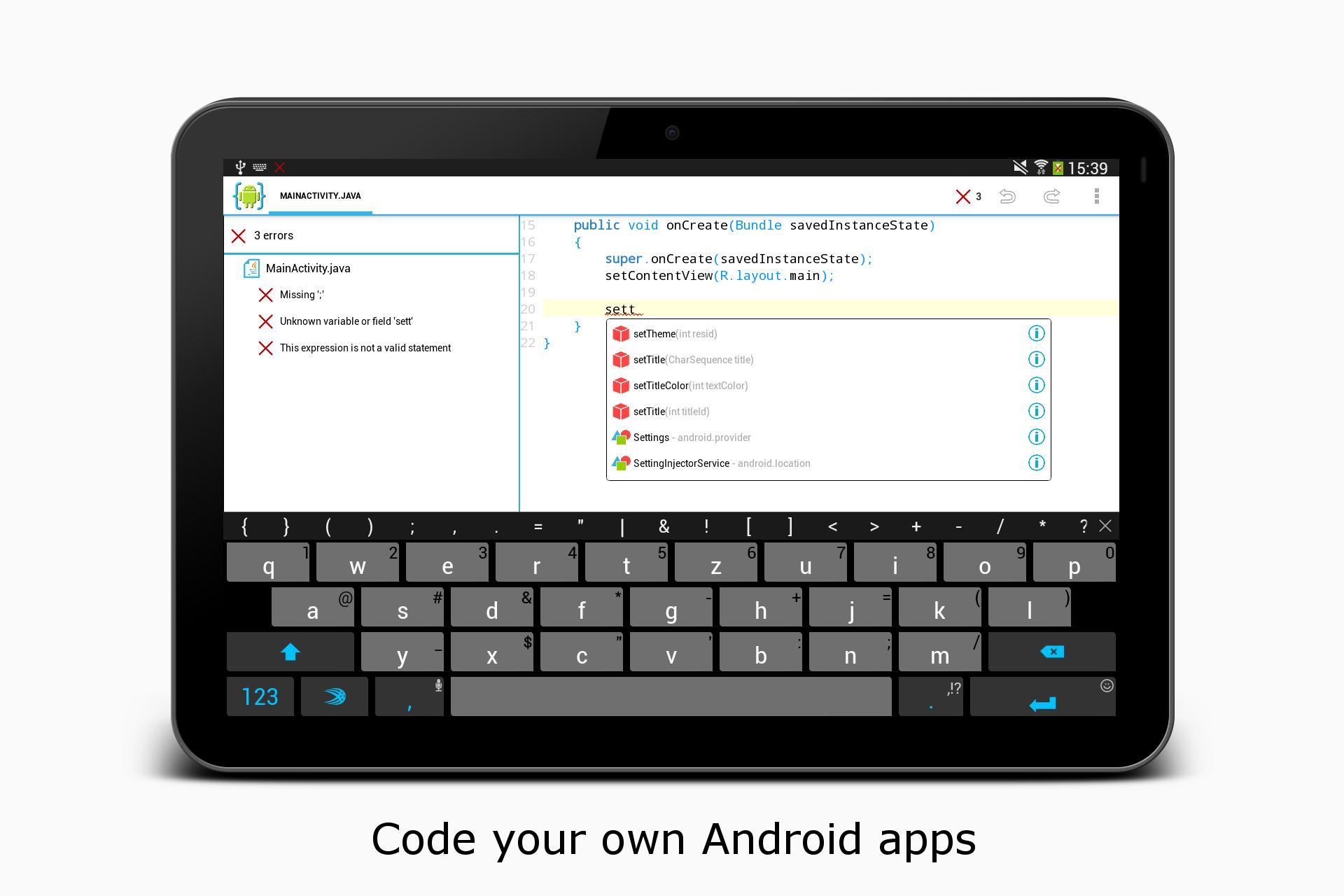 AIDE- IDE Java C++ MOD APK 3.2.210316 (Premium) for Android AIDE- IDE Java C++ MOD APK 3.2.210316 (Premium) for Android