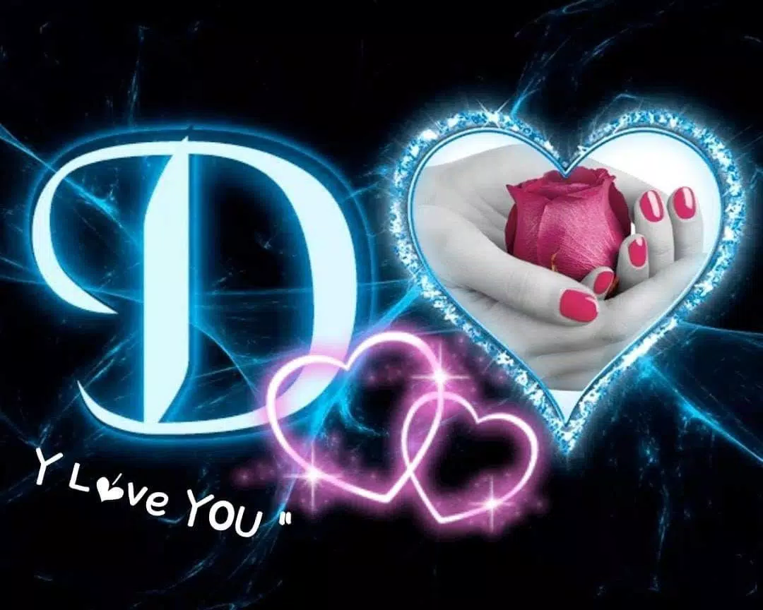 Letter D Wallpaper With Love