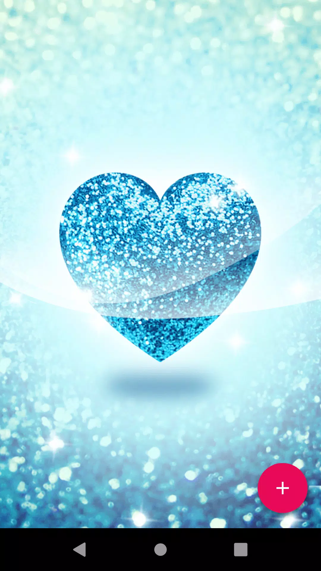 Glitter Heart Wallpaper