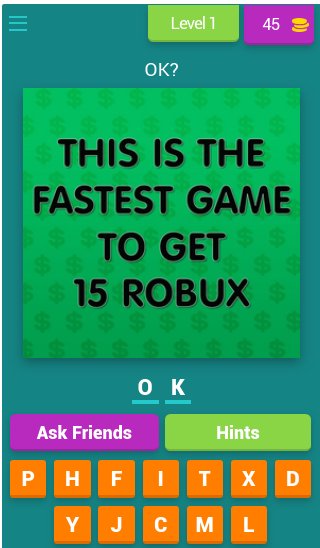 15 robux APK for Android Download