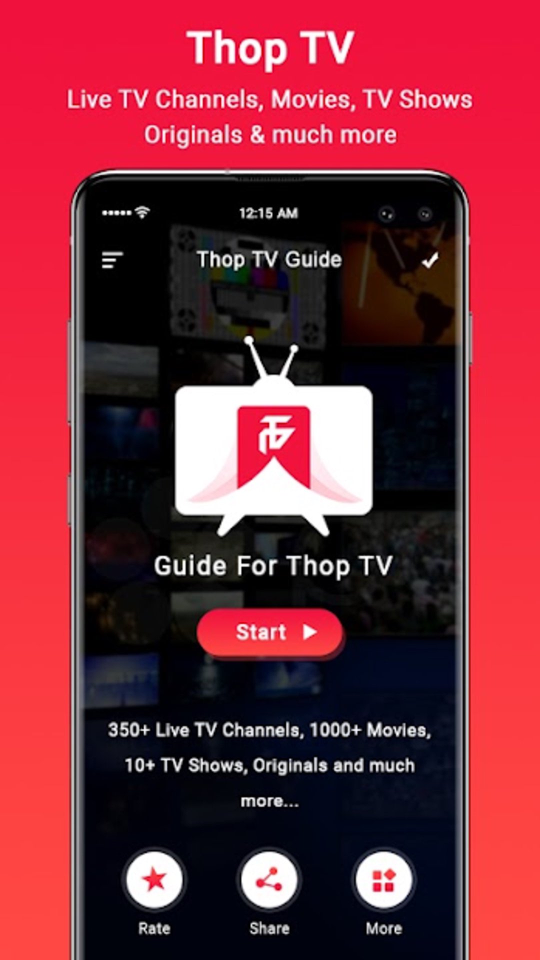 THOP TV - Thop TV Cricket - Thop TV Movies Guide APK للاندرويد تنزيل
