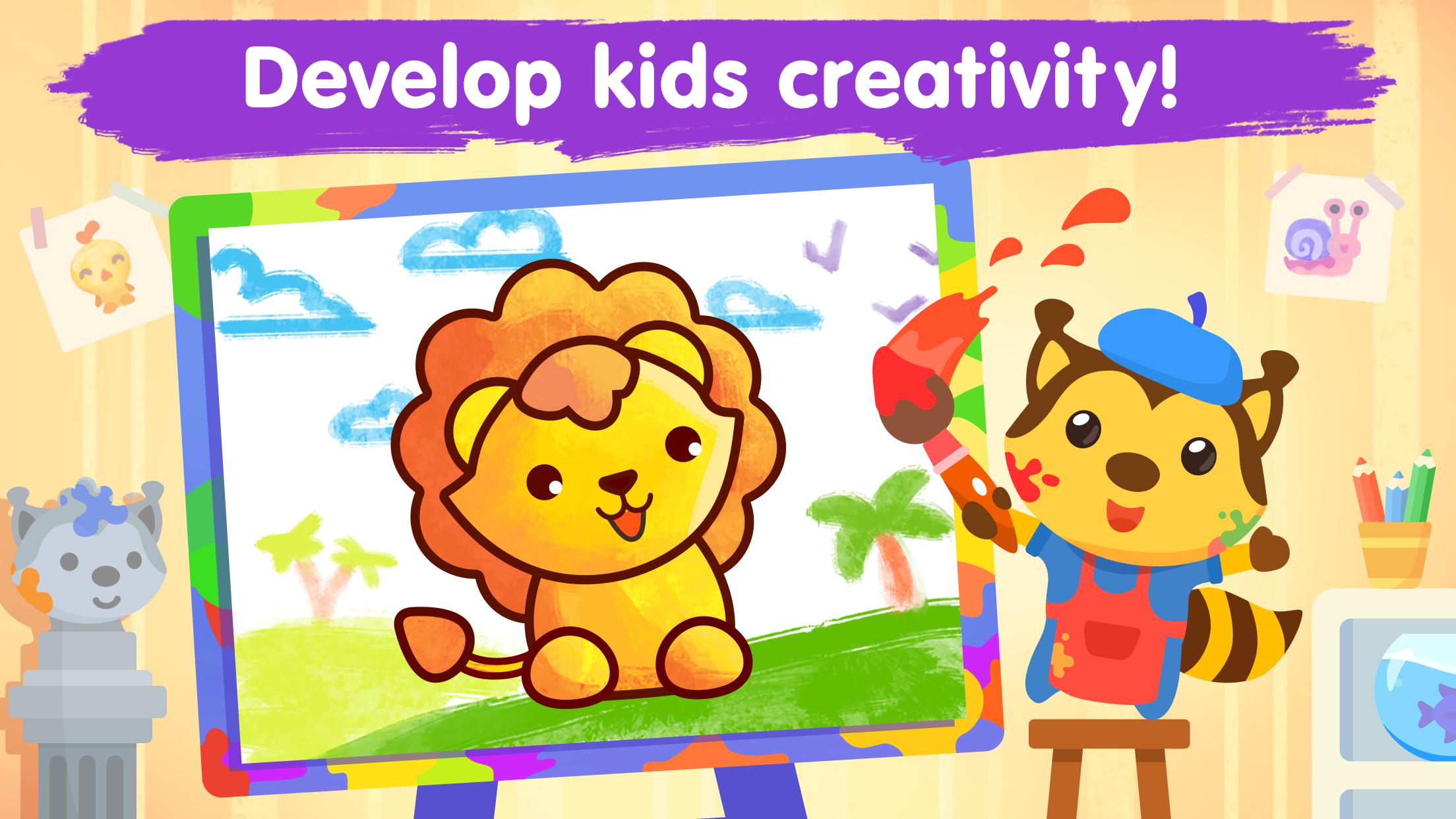 Juegos De Pintar Para Niños De 5 Niños Relacionados