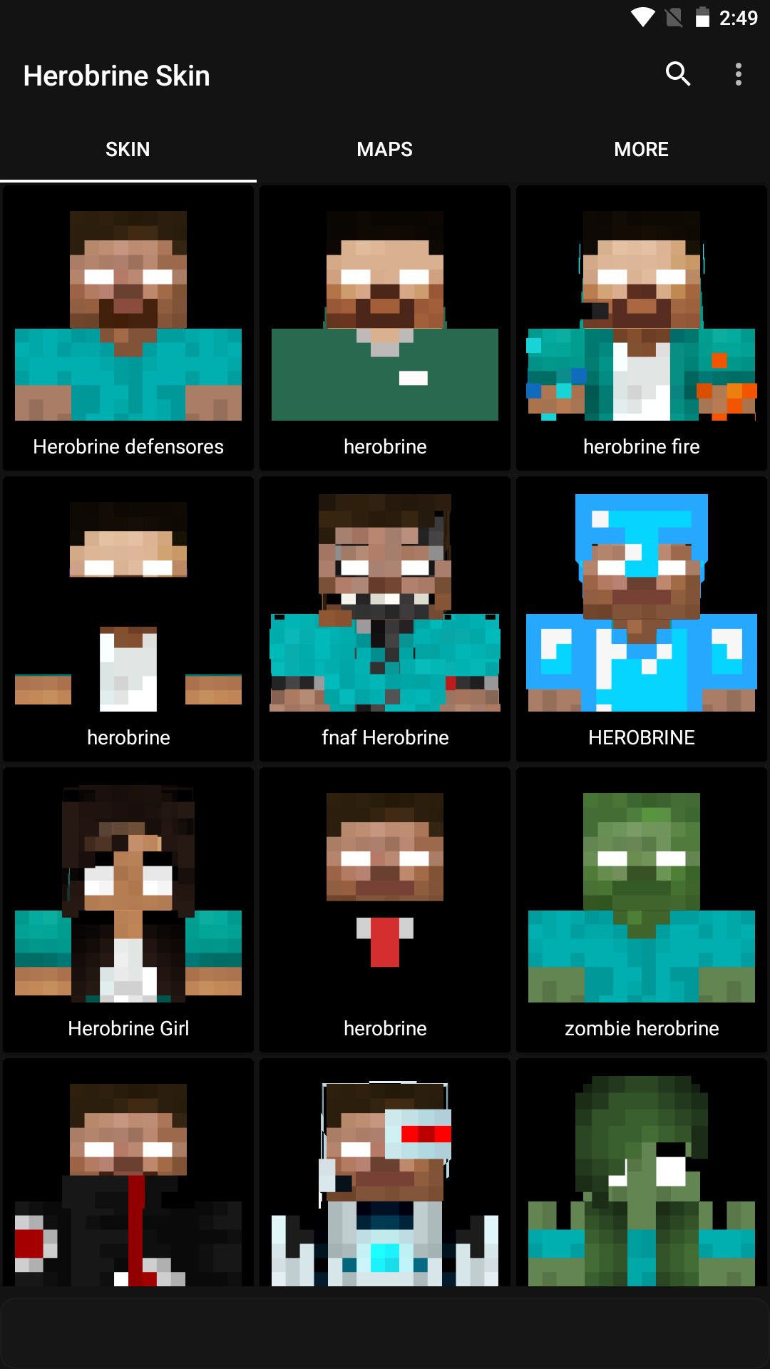 Herobrine Skins Minecraft PE APK for Android Download