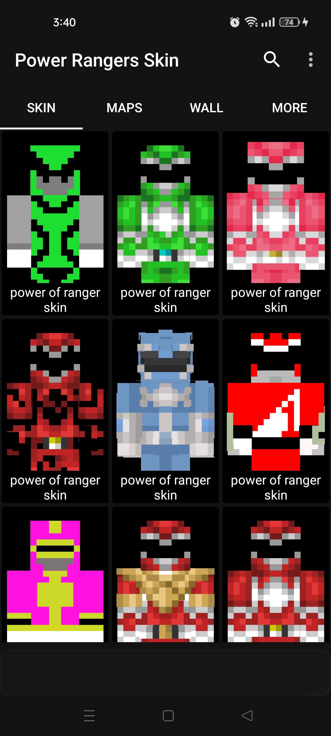 Power Rangers Mod Minecraft PE APK for Android Download