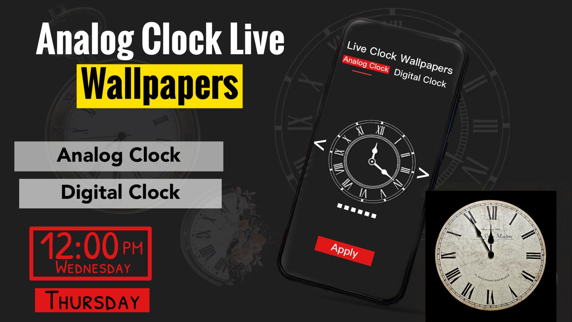 Analog Clock Live Wallpaper APK for Android Download Analog Clock Live Wallpaper APK for Android Download