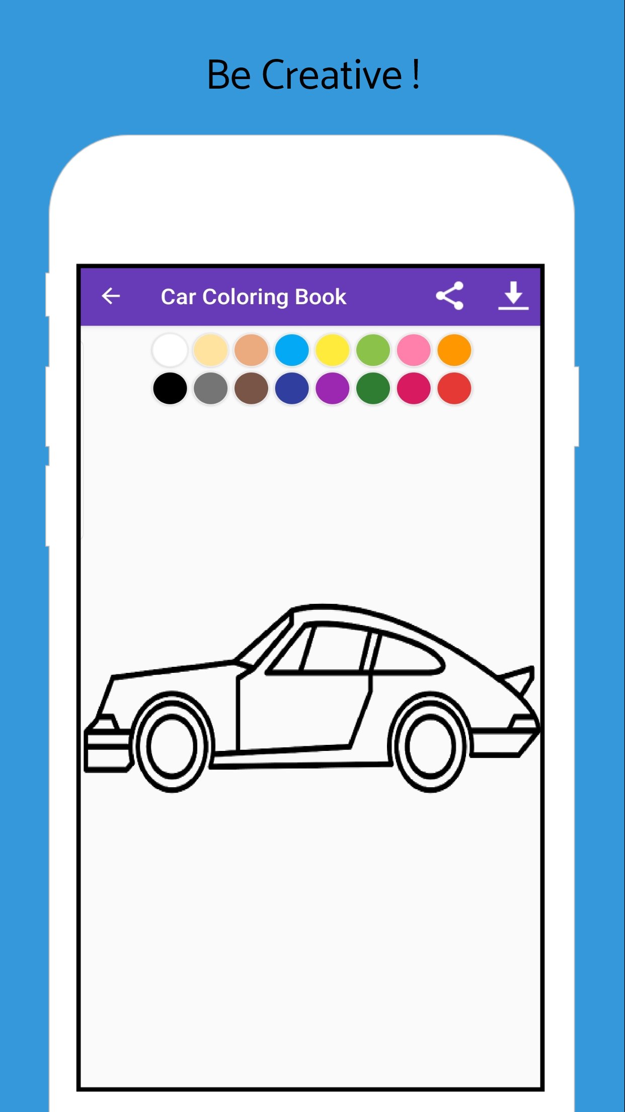 Easy Coloring Book : Car Coloring Page APK for Android Download