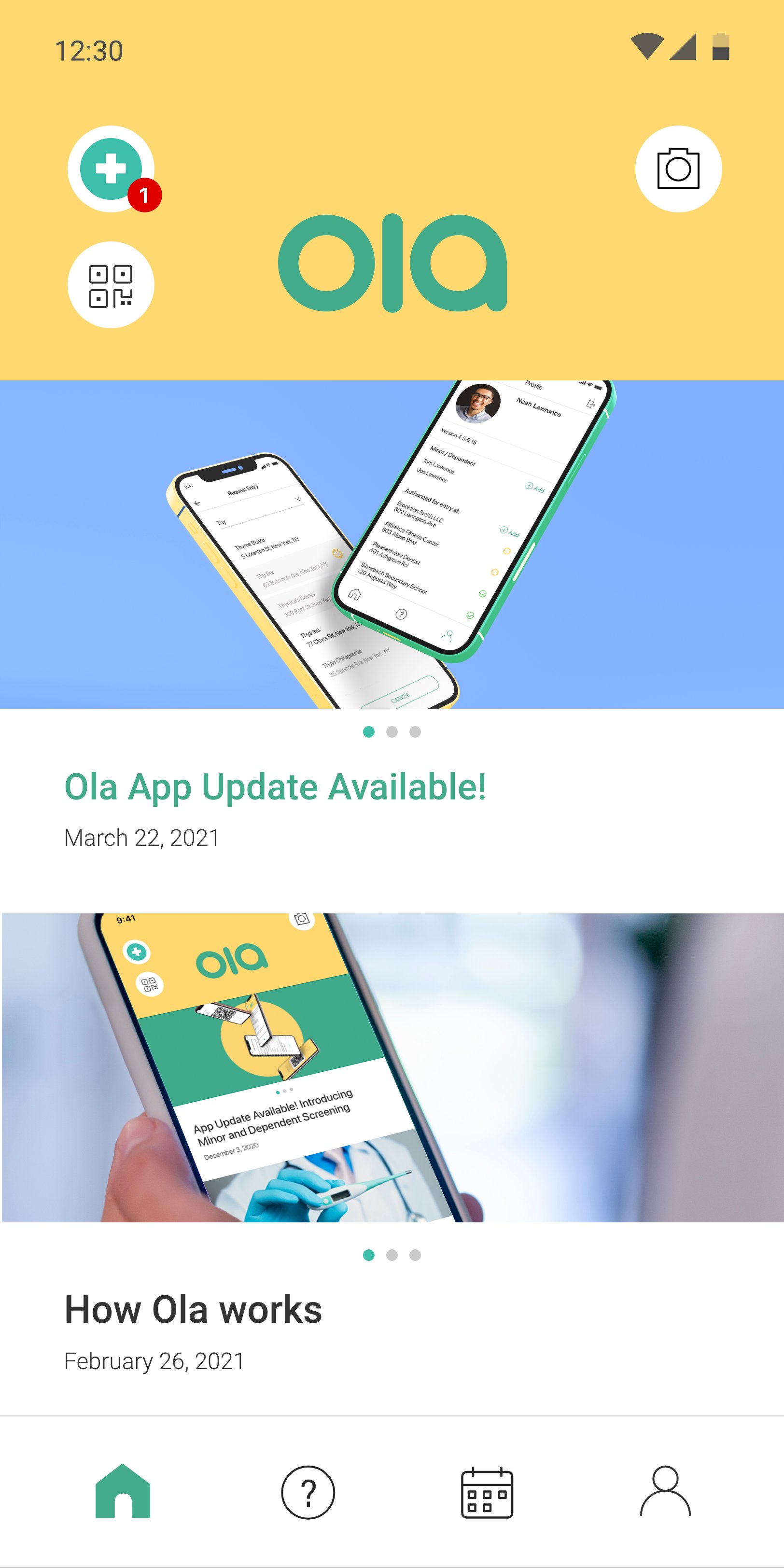 The Ola App: Screen. Check In APK for Android Download