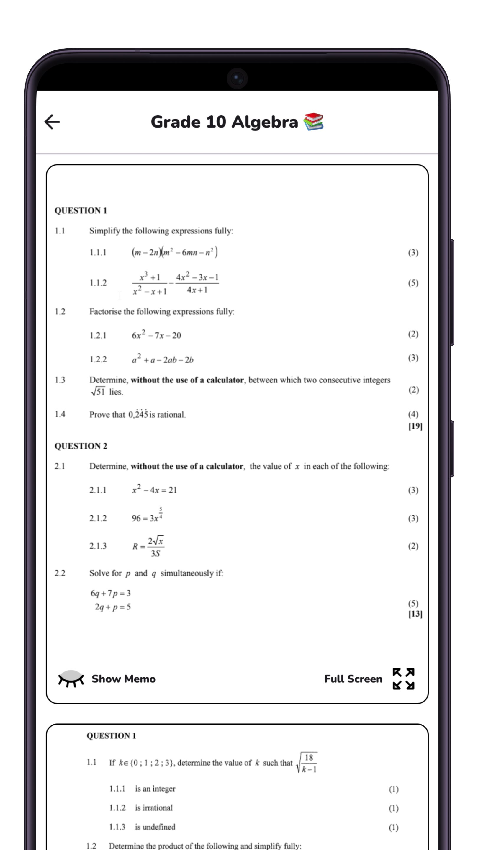 Grade 12,11,10 Mathematics App APK for Android Download
