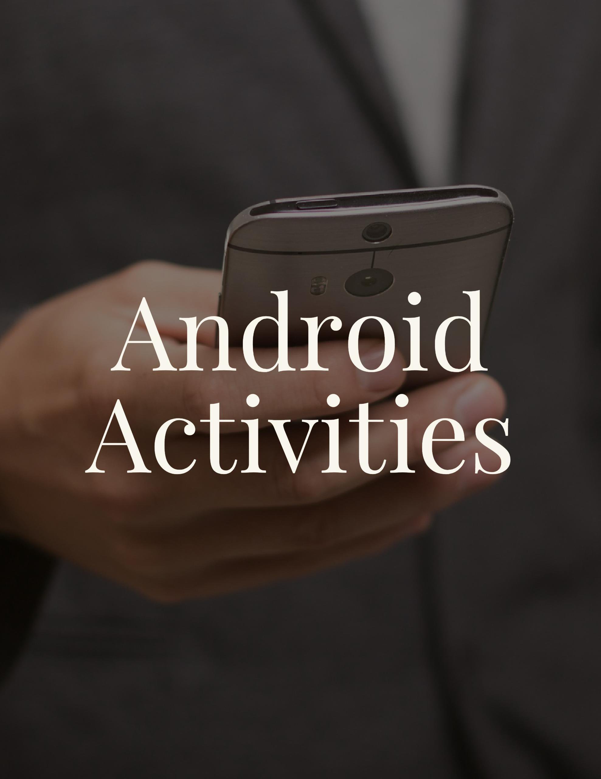 Android Activities APK للاندرويد تنزيل