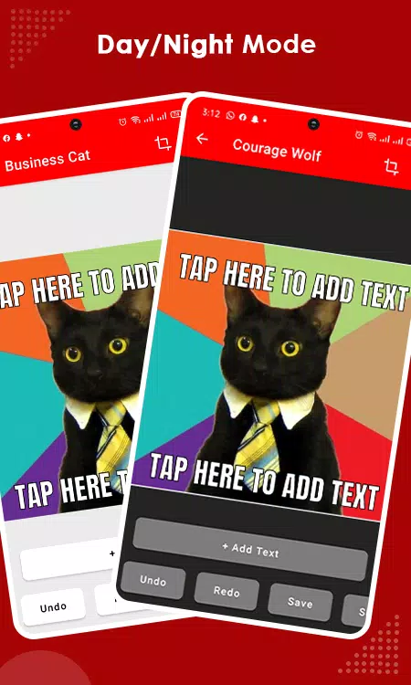 Business Cat Meme Blank