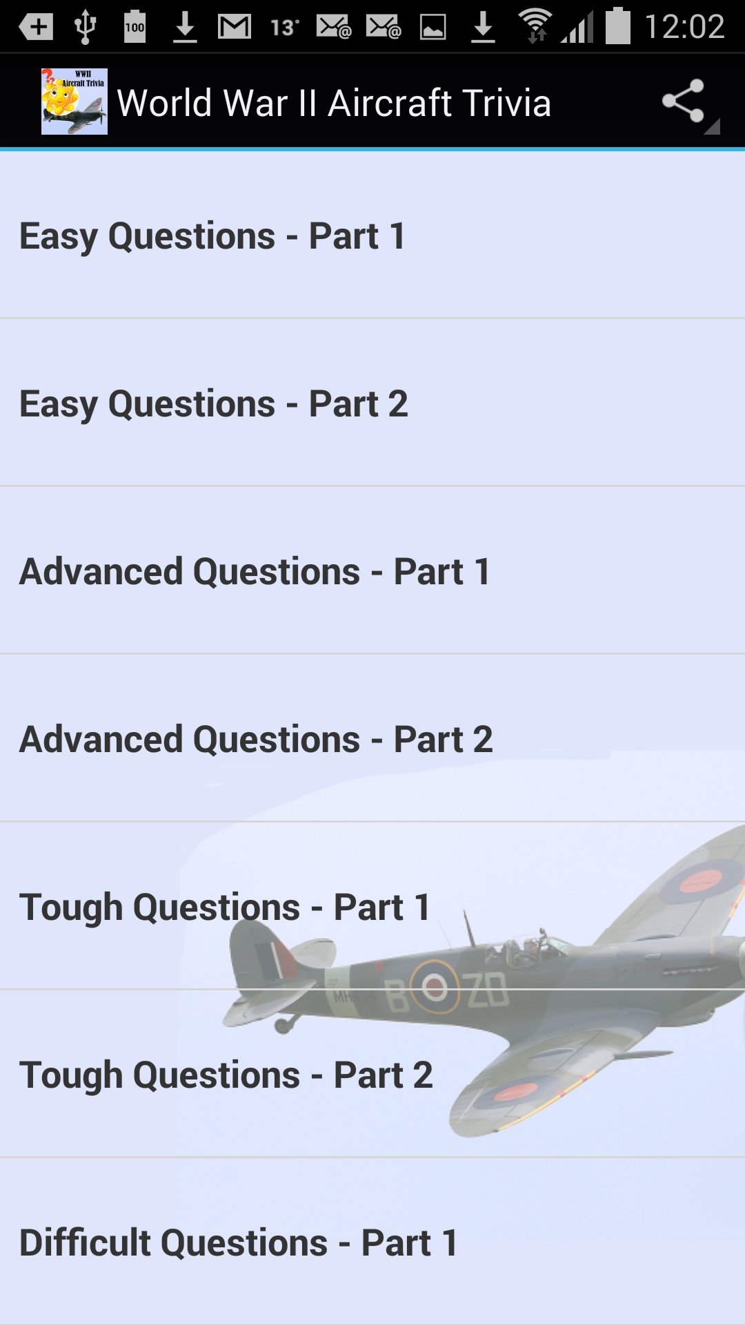 World War 2 Aircraft Trivia APK for Android Download