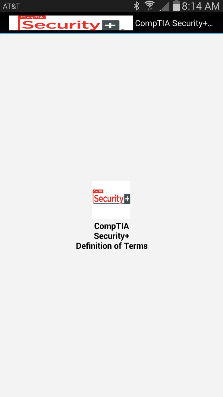 CompTIA Security+ Definitions Latest Version 1.0 for Android